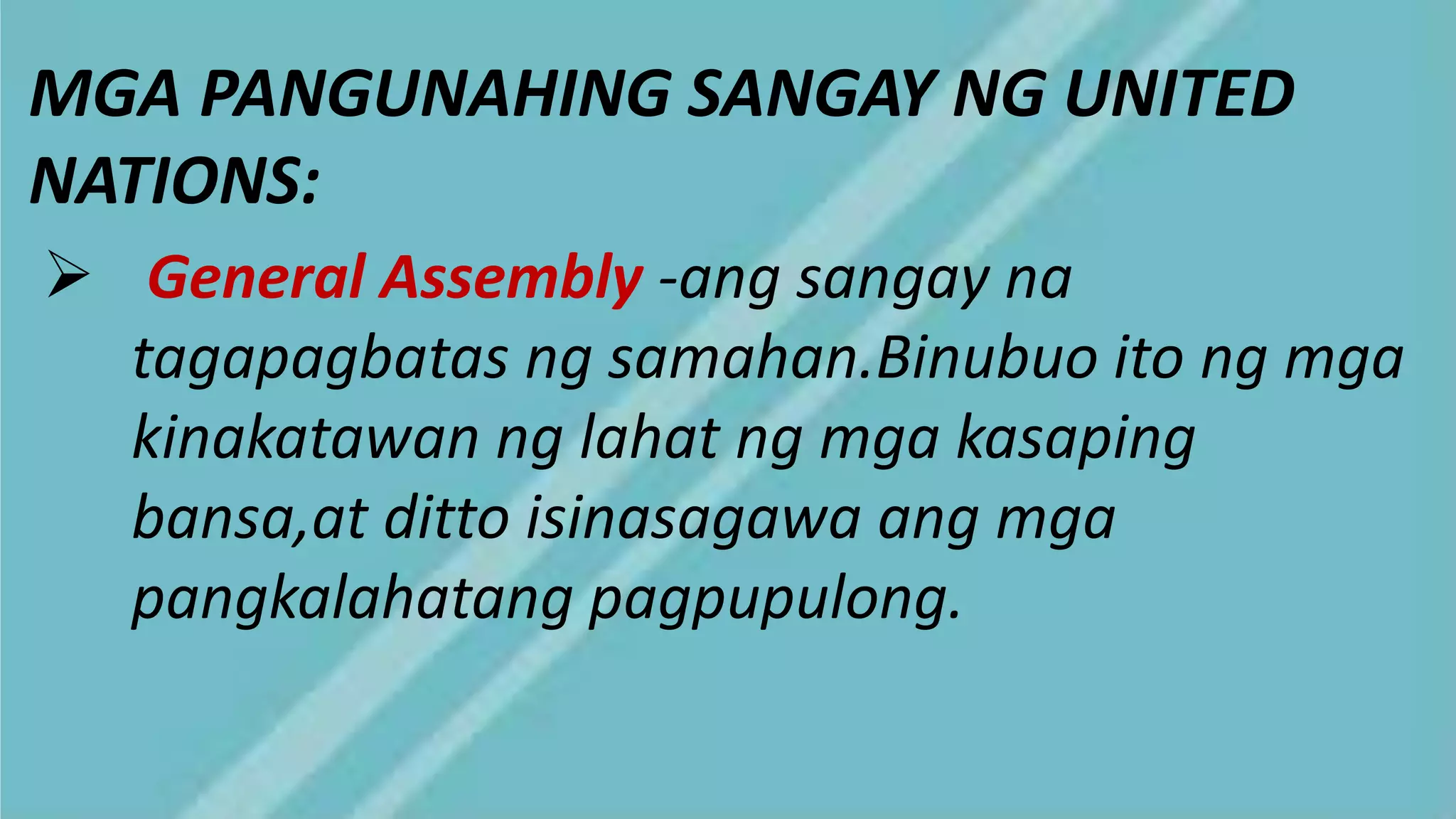 Nagkakaisang mga bansa | PPTX