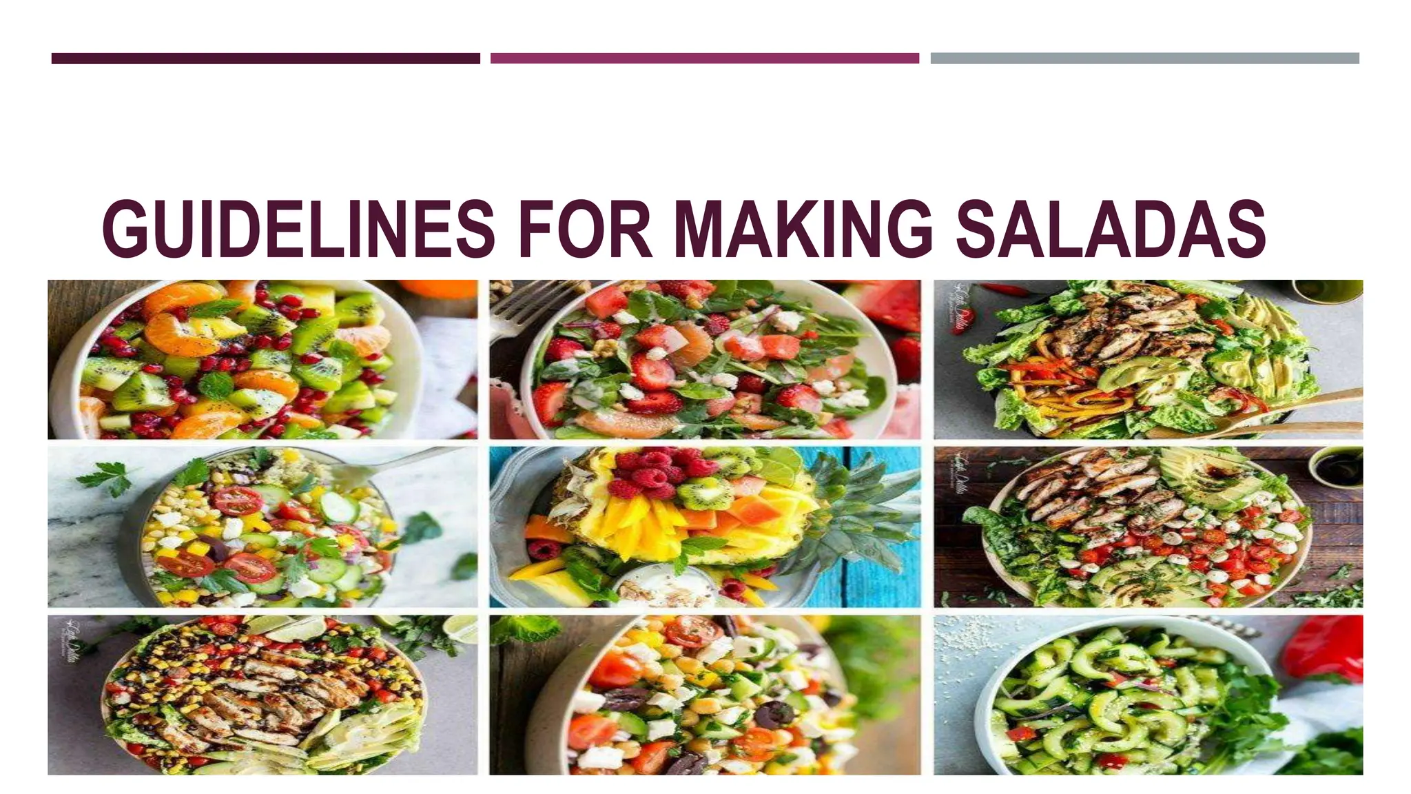 SALAD DRESSING PRESENTATION for Cookery pptx | PPTX