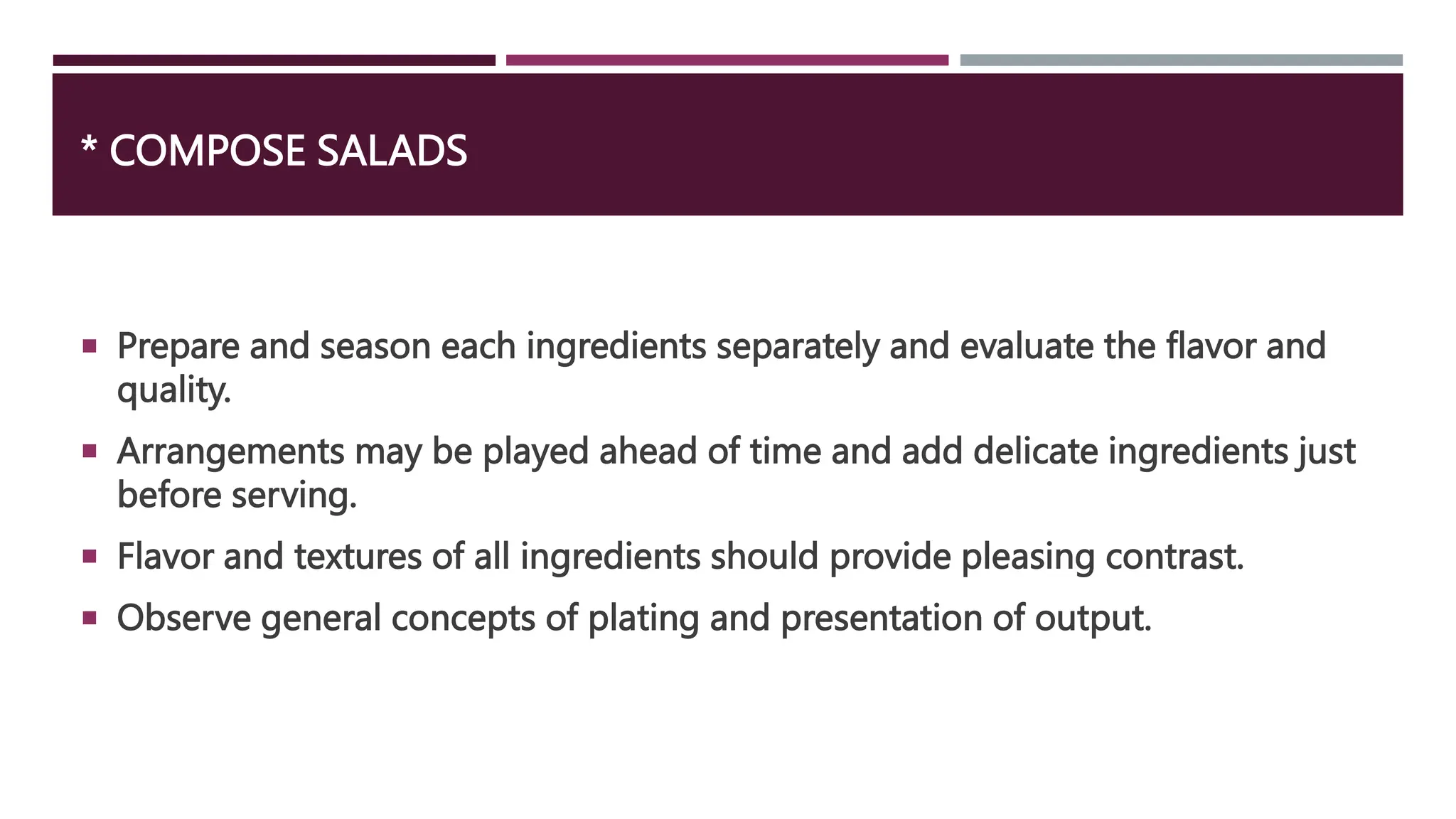 SALAD DRESSING PRESENTATION for Cookery pptx | PPTX