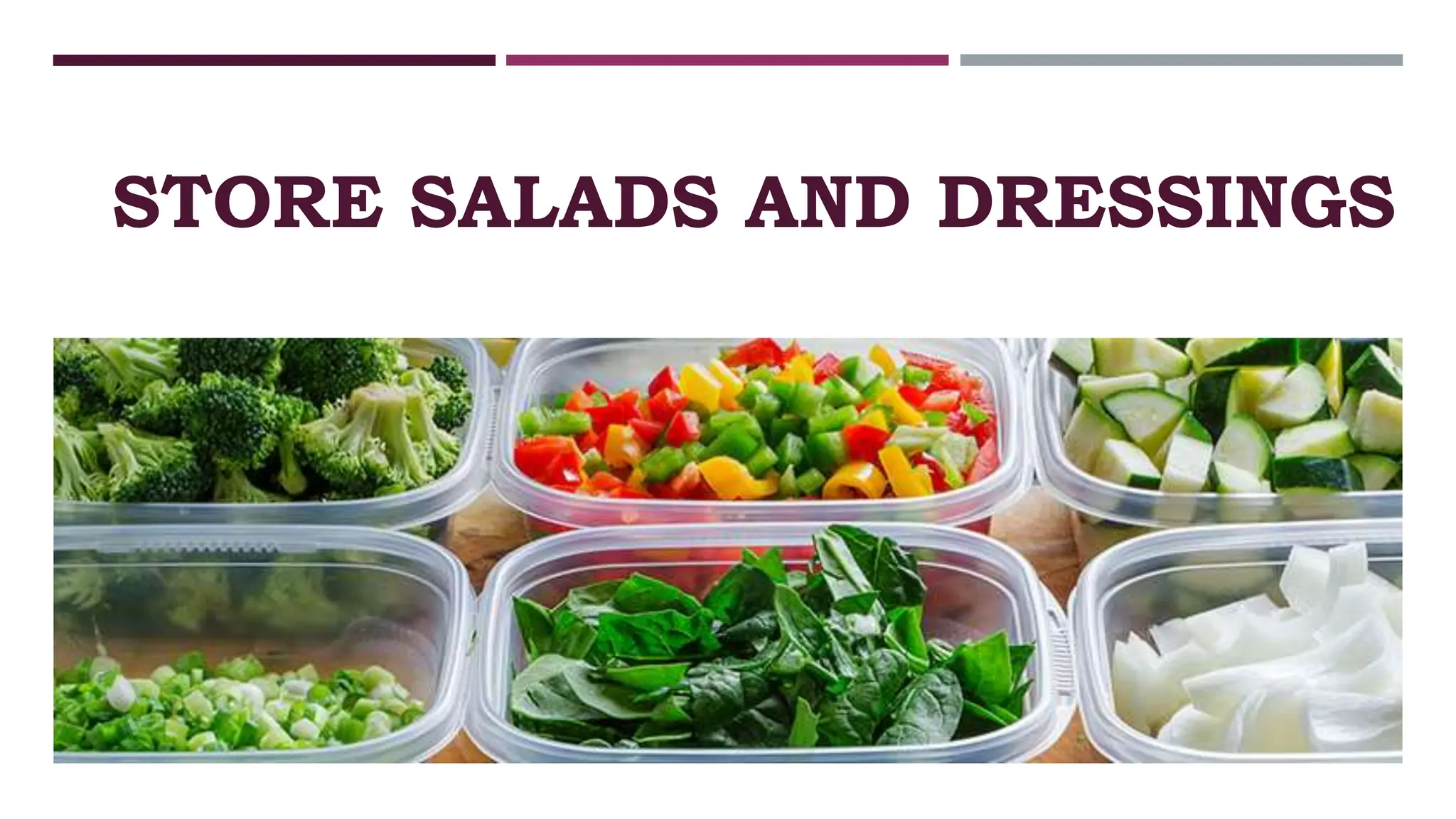 SALAD DRESSING PRESENTATION for Cookery pptx | PPTX