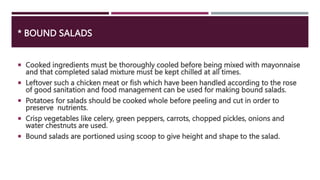 SALAD DRESSING PRESENTATION for Cookery pptx | PPTX