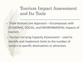 Tourism Impact Assessment | PPTX
