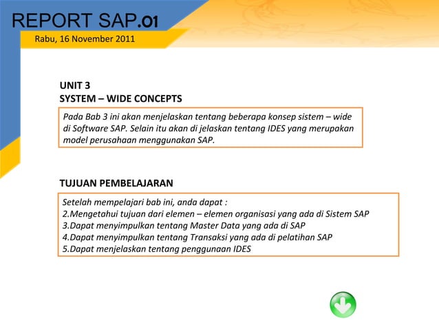 SAP materi unit 3 | PPT