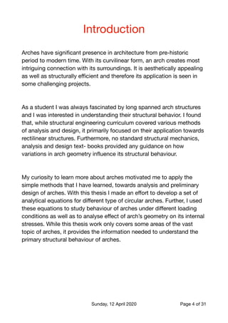 Report on Arches | PDF