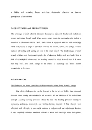 Report smart school | DOCX