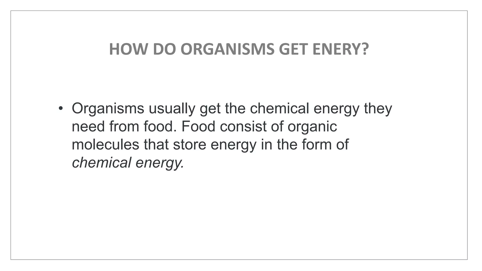EARTH AND LIFE SCIENCE CHAPTER 6 BIOENERGETICS | PPTX