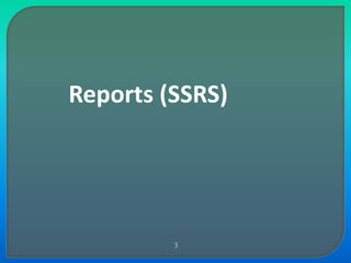 Reports Dashboards SQL SSIS Demo | PPT
