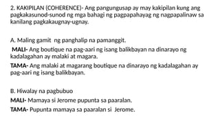 REPORT SINTAKS in Filipino powerpoint point | PPT