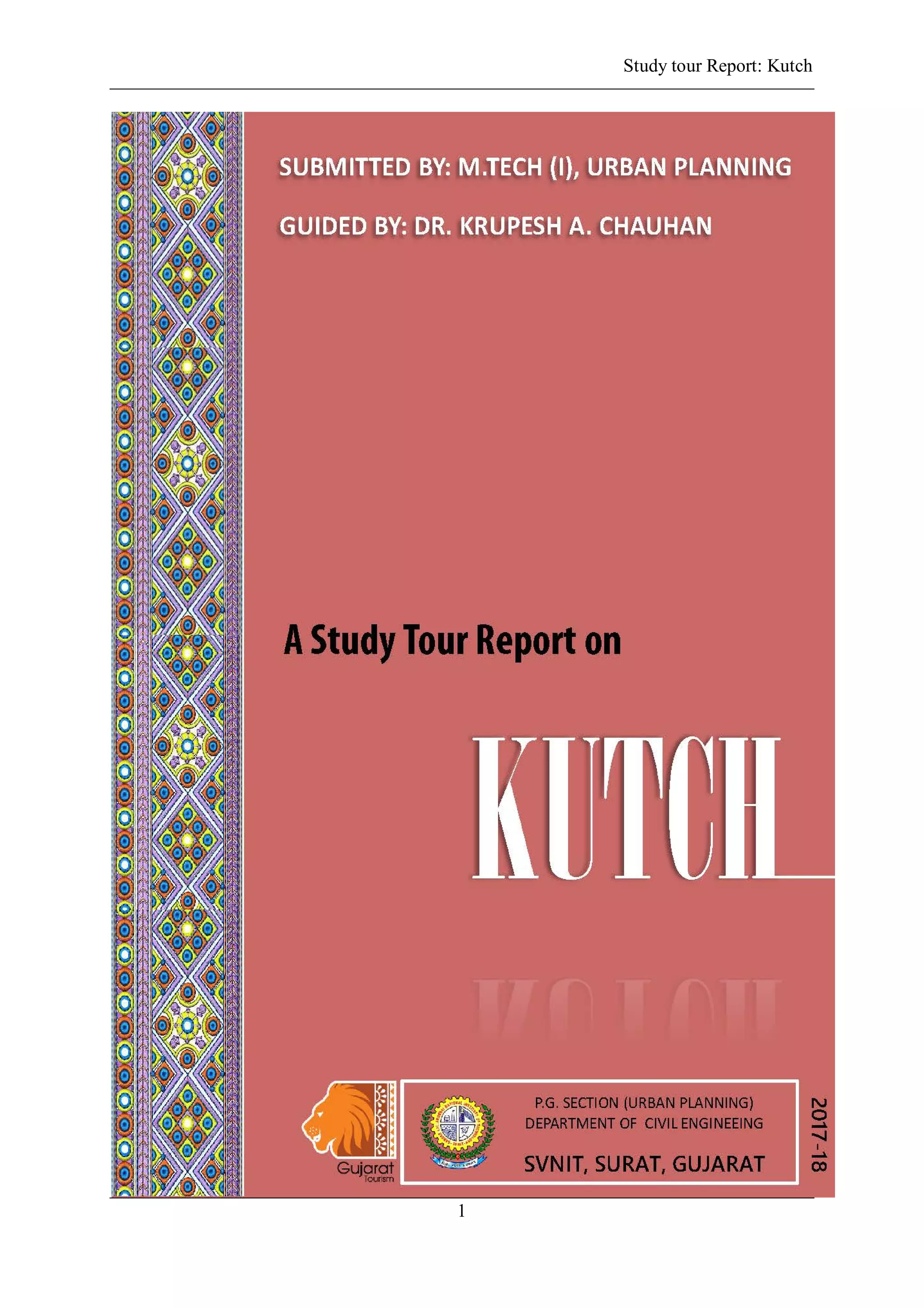 A study report on Kutch-Bhuj | PDF