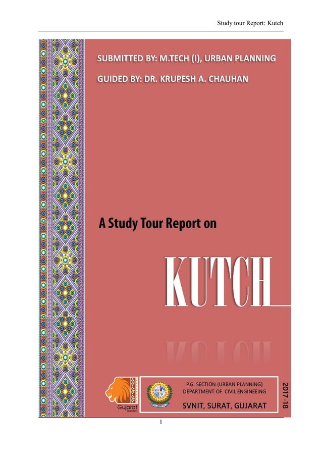 A study report on Kutch-Bhuj | PDF