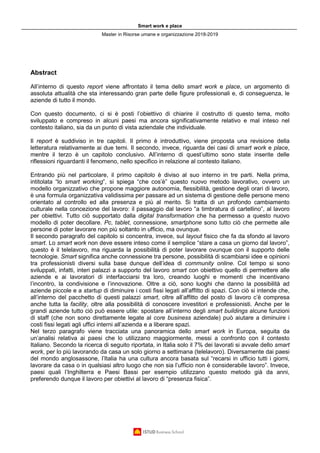 Smart work e place | PDF