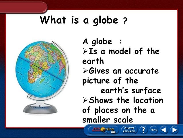 THE GLOBE AND ITS FEATURES