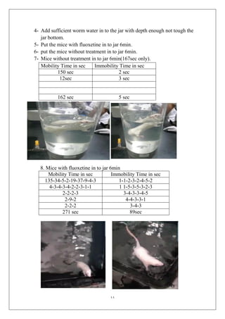 Reports of animal experimental in pharmacology | PDF