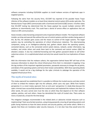 Reports on Industrial Control Systems’ Cyber Security | PDF