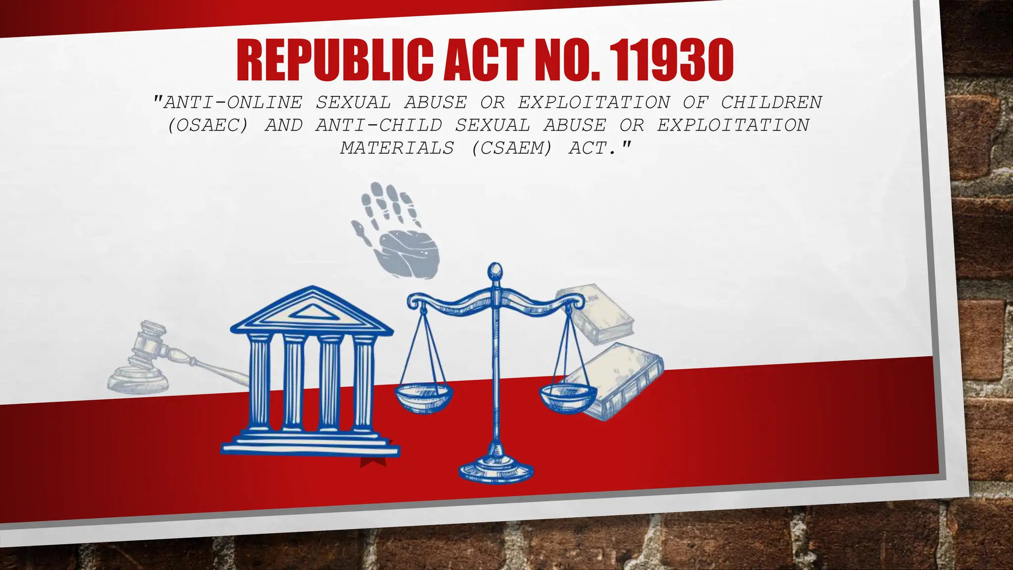 Anti-Online Sexual Abuse or Exploitation of Children (OSAEC) and Anti ...