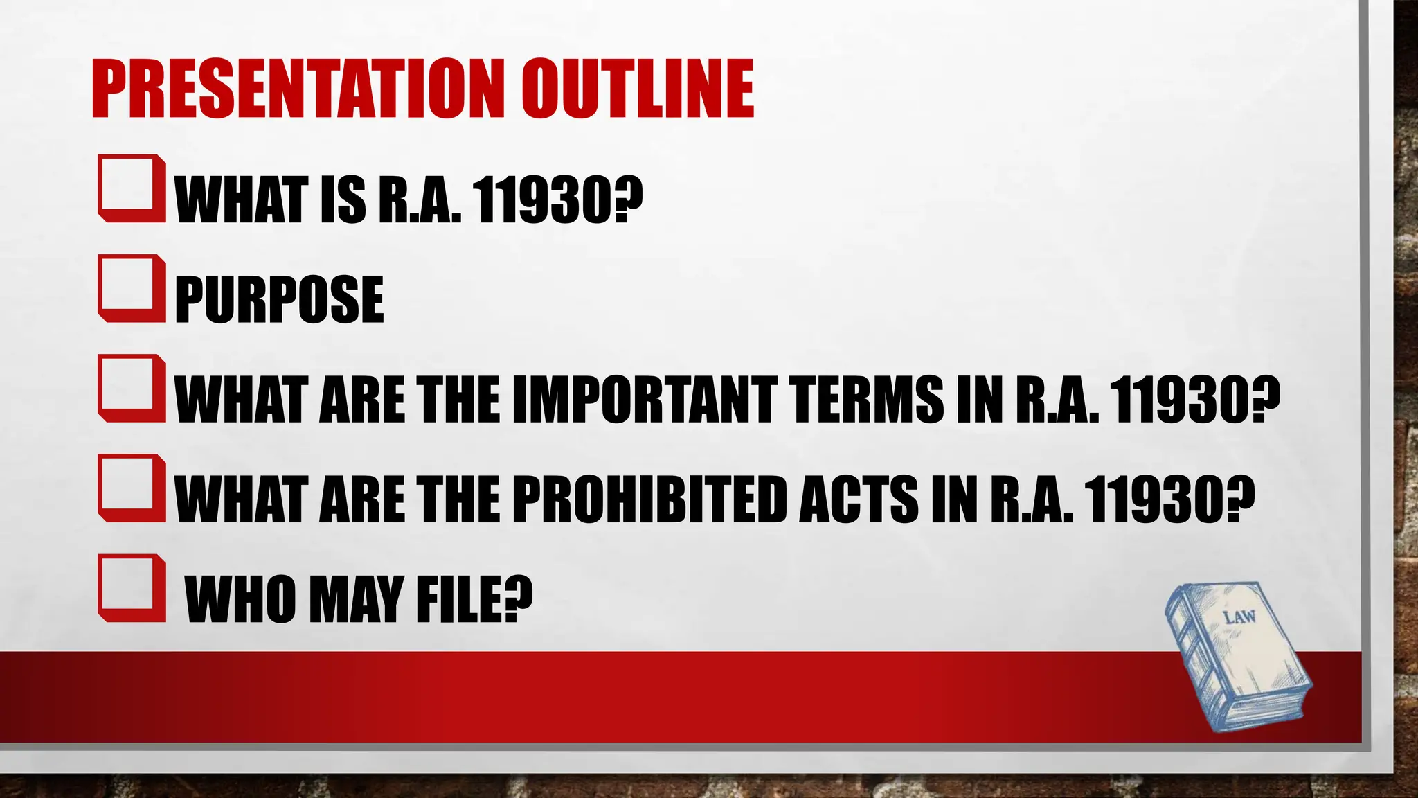 Anti-Online Sexual Abuse or Exploitation of Children (OSAEC) and Anti-Child Sexual Abuse or ...