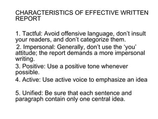 Reports & Proposals | PPT