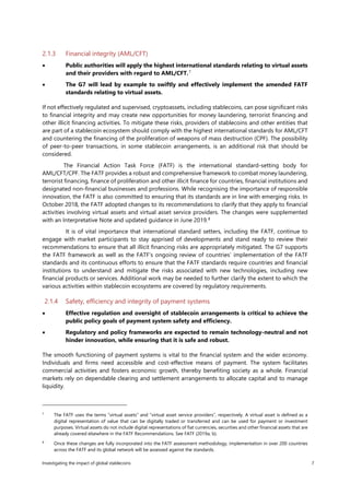 Stablecoin Report by G7 | PDF