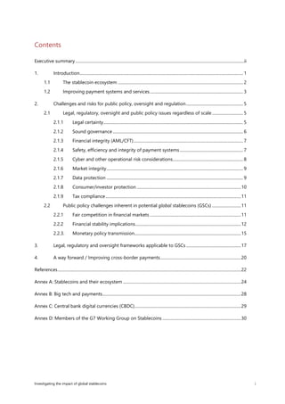 Stablecoin Report by G7 | PDF