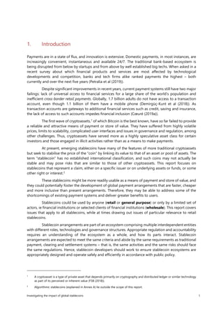 Stablecoin Report by G7 | PDF