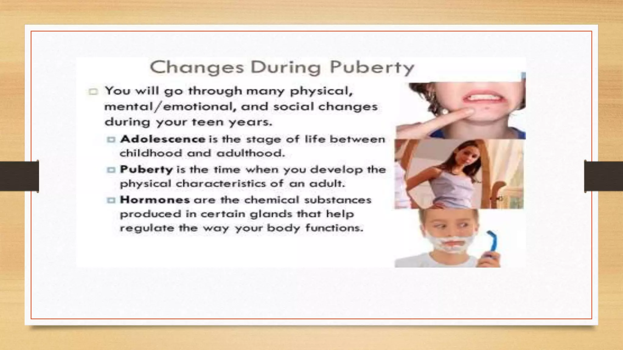 Report stages of puberty | PPTX