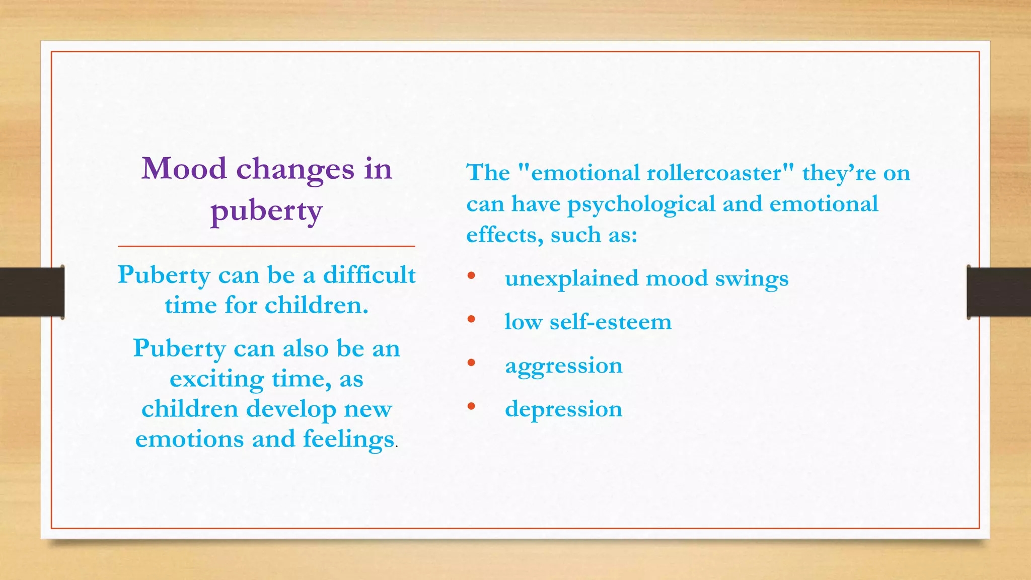 Report stages of puberty | PPTX