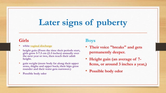Report stages of puberty | PPTX