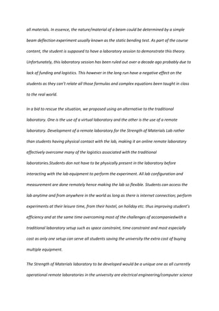 Report on the Strength of materials i lab | PDF