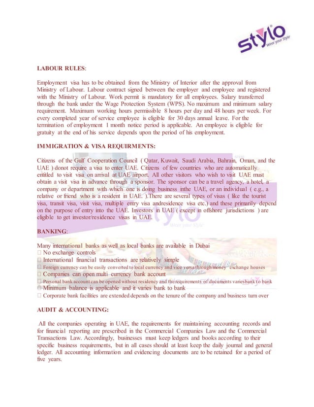 Report of stylo shoes Launching in UAE | PDF