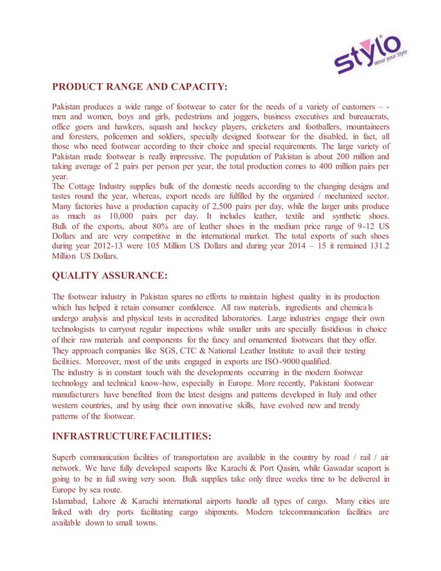 Report of stylo shoes Launching in UAE | PDF