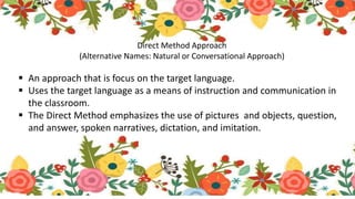 Language Approach: Direct Method | PPT