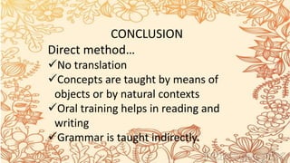Language Approach: Direct Method | PPT