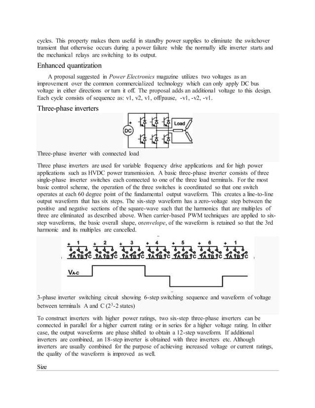 Report on inverters | DOCX