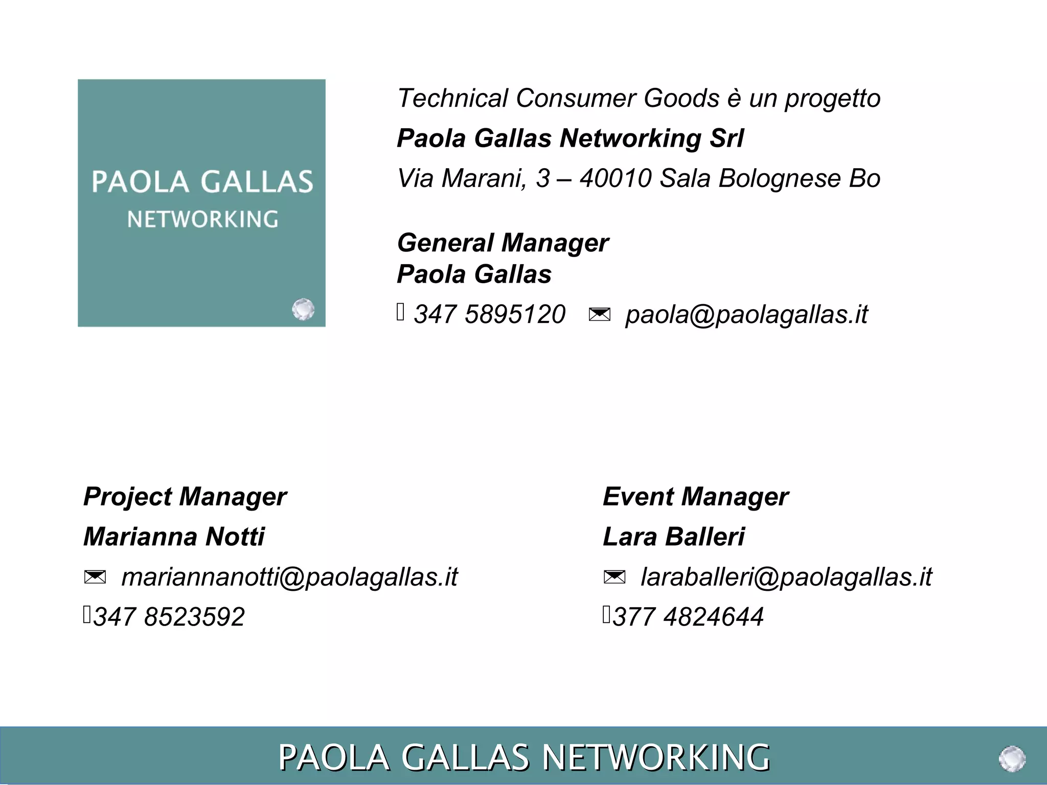 Technical Consumer Goods 2013 | PPT