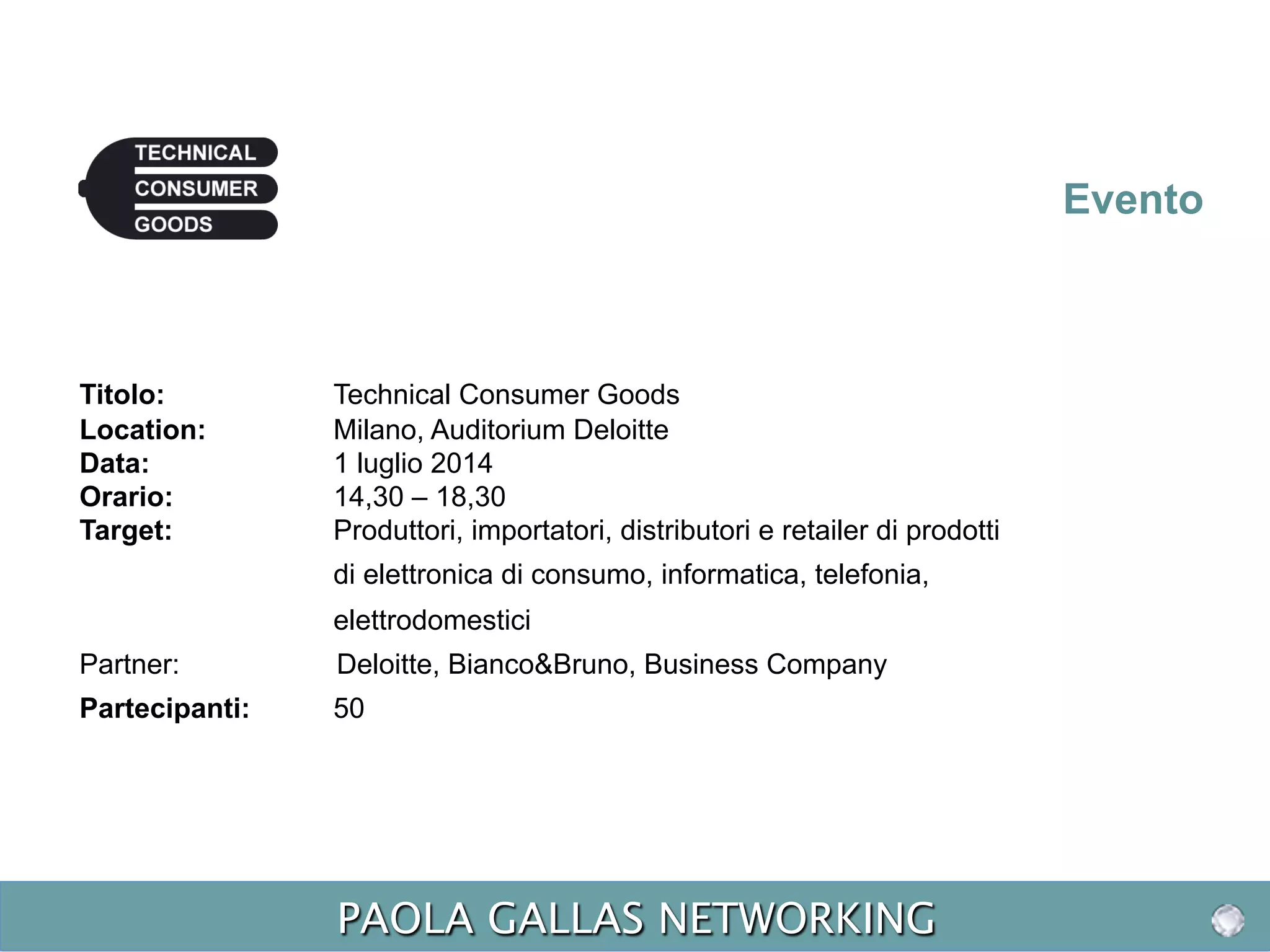 Technical Consumer Goods 2014 | PPT