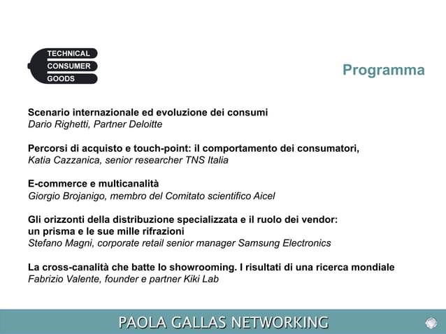 Technical Consumer Goods 2014 | PPT