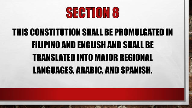 ARTICLE XIV OF THE 1987 PHILIPPINE CONSTITUTION | PPTX | Personal Taxes ...