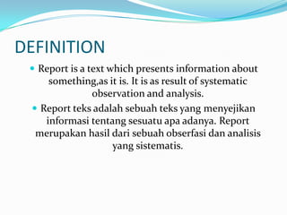 Report text | PPT