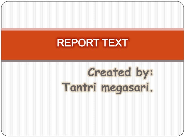 Report text | PPSX