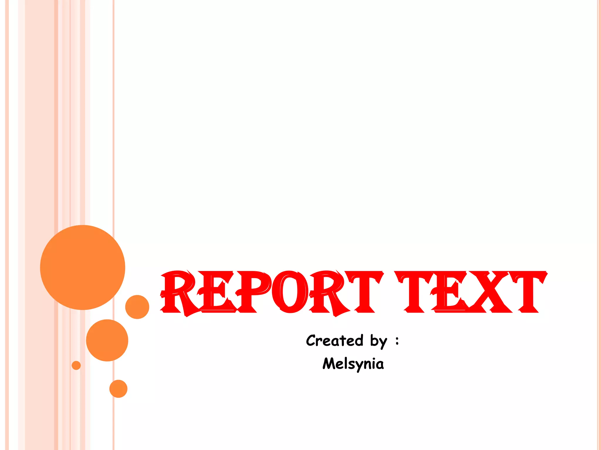 Report text | PPSX