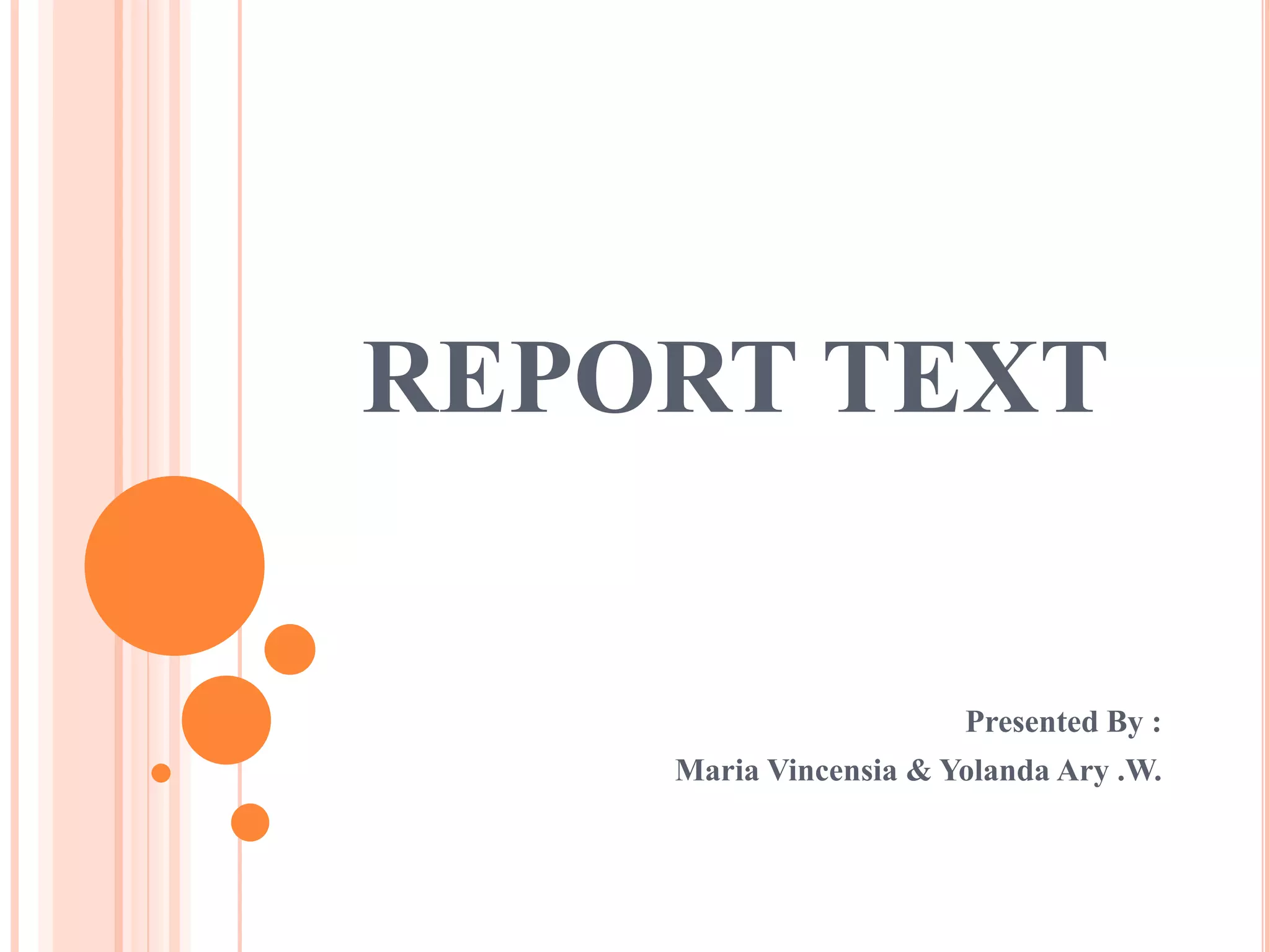 Report text | PPSX