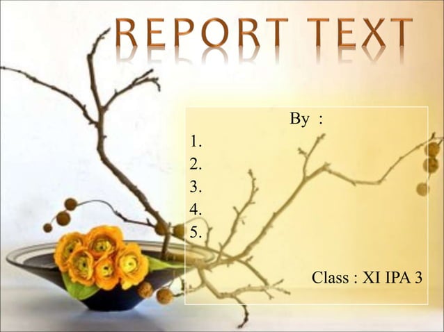 Report text | PPT