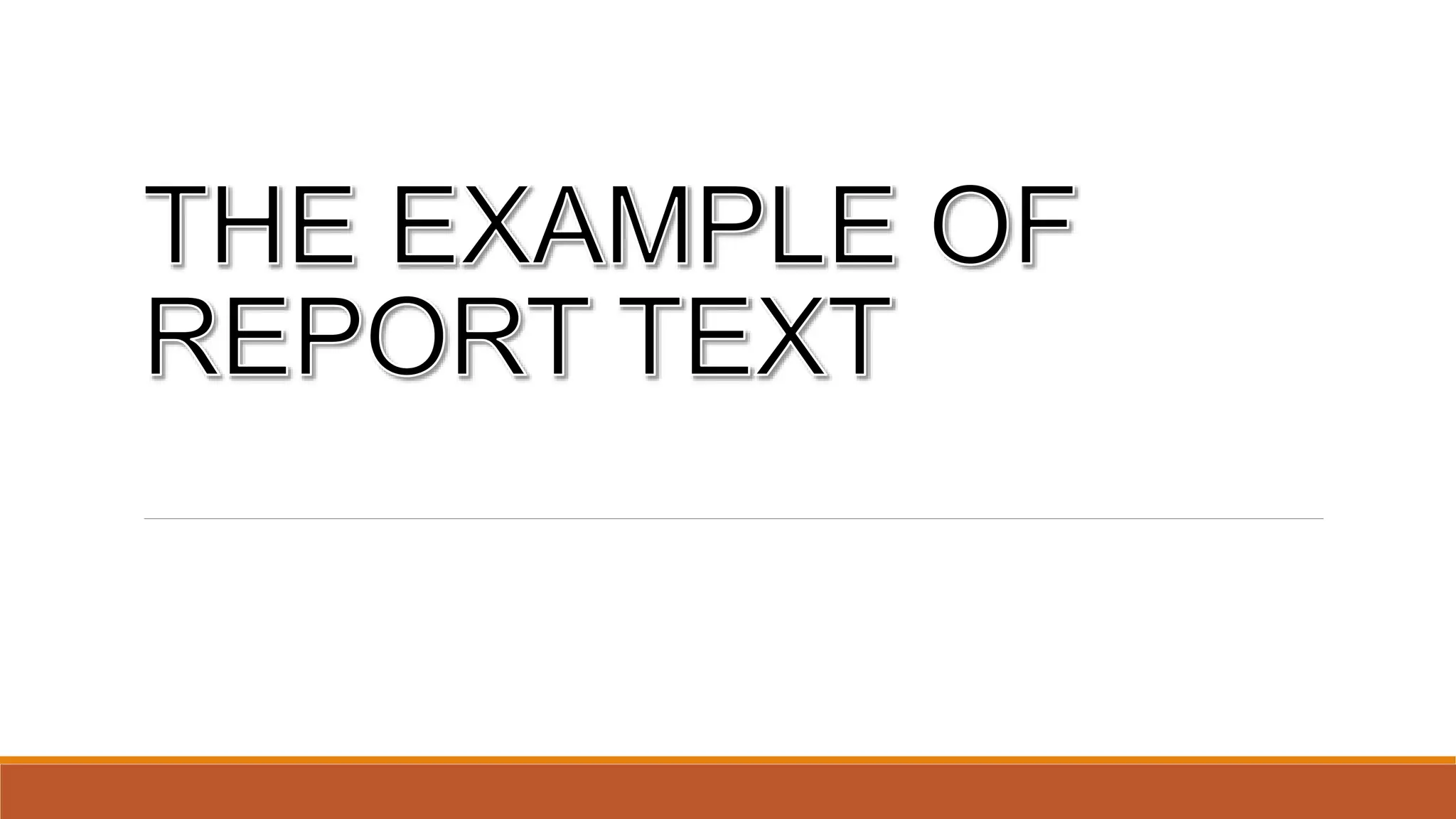 Report text | PPTX