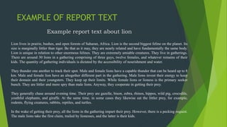 Report text | PPT