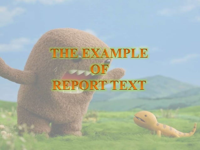 Report text | PPT