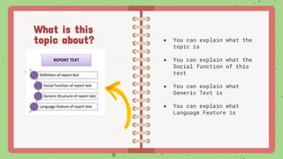 presentation Report Text senior high school | PPT