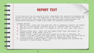 presentation Report Text senior high school | PPT