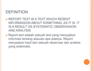 Report text [adil] custom animation | PPSX