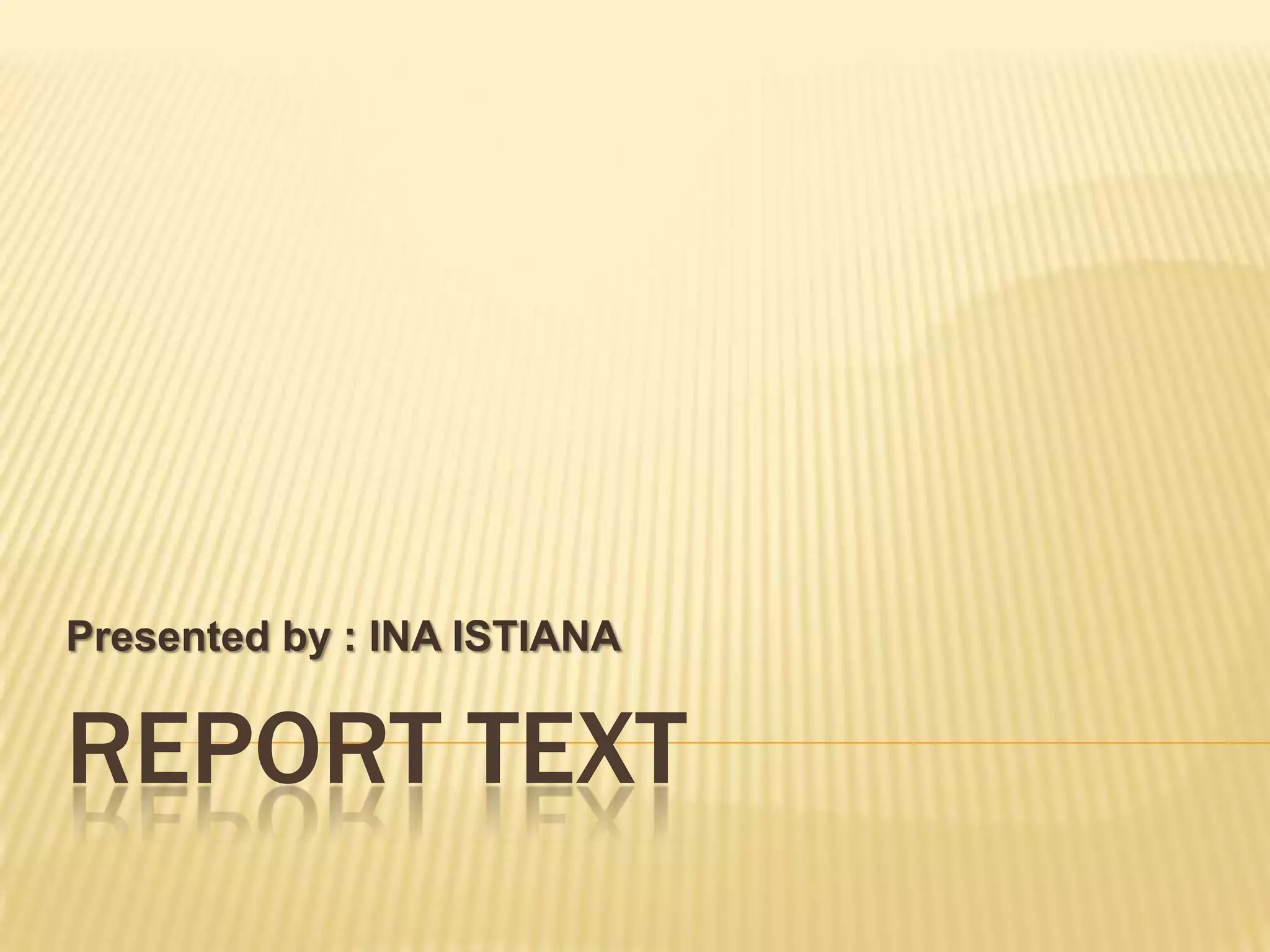 Report text custom animation | PPTX