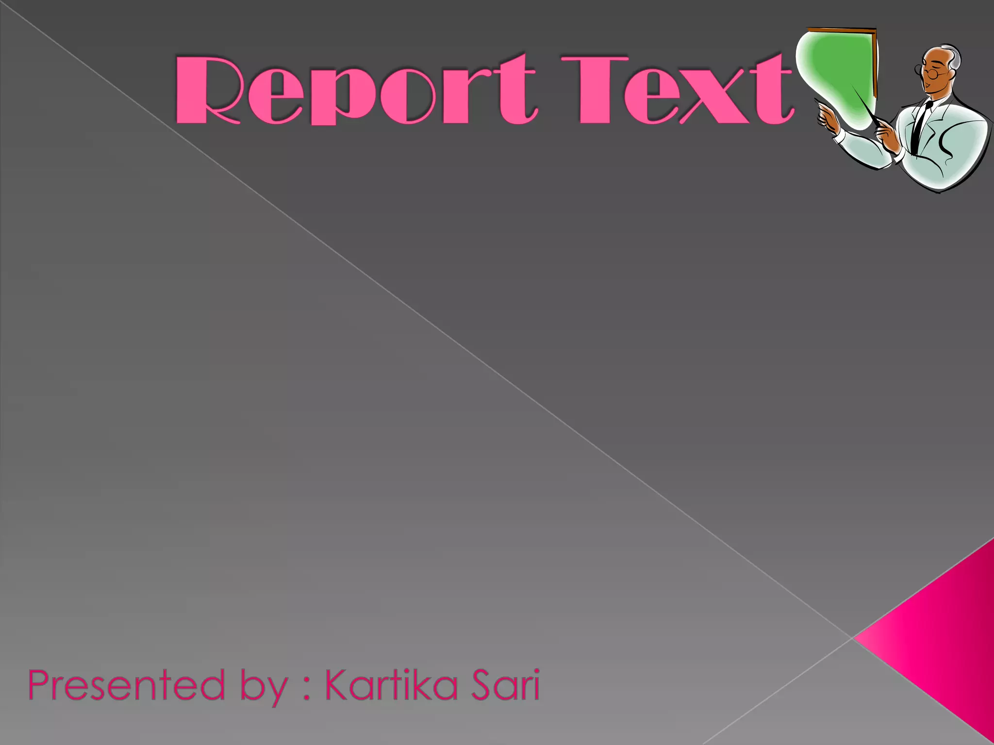 Report text custom animation | PPSX